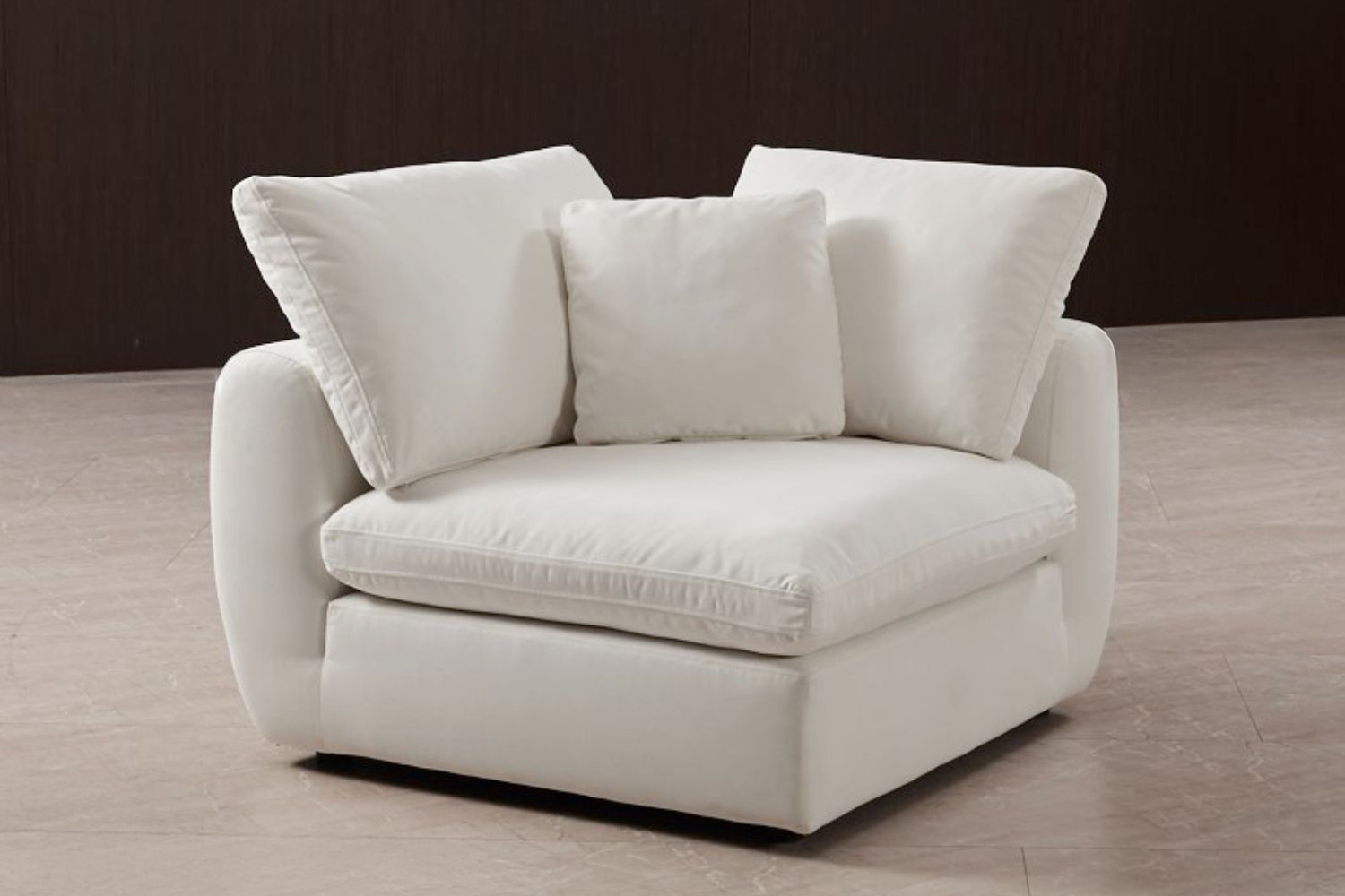 FAIRBANKS Goose Feather Filled Modular Sofa - 5PC Big Corner Set